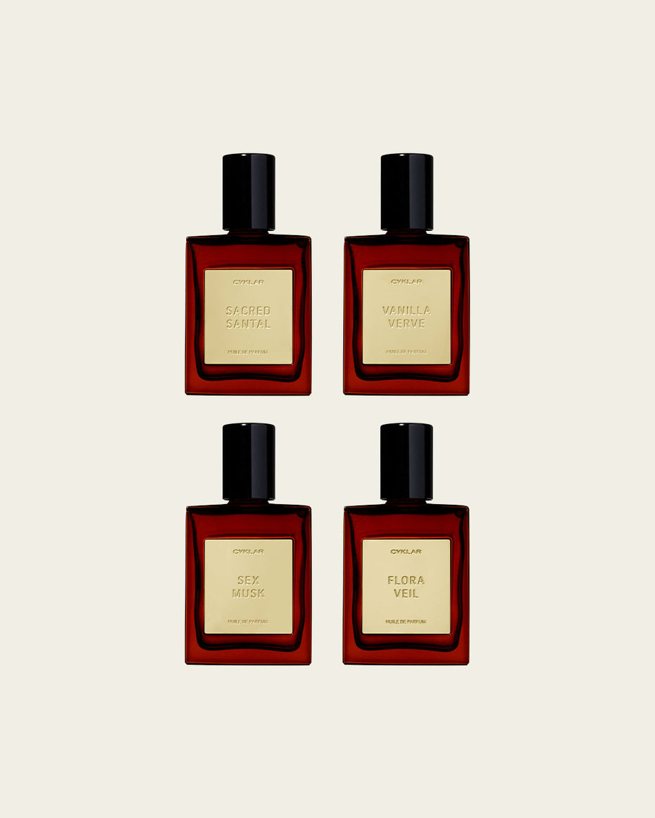 4 Piece Perfume Oil Layering Set - The Essentials – CYKLAR
